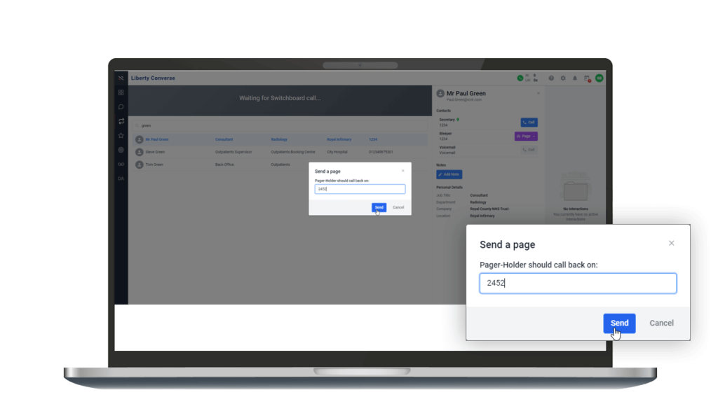 Efficient Switchboard Operation for Health